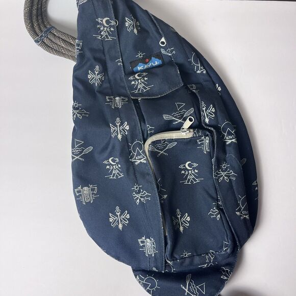 Kavu | Bags | Kavu Blue Tree Camp Outdoor Hike Print Crossbody Cotton ...